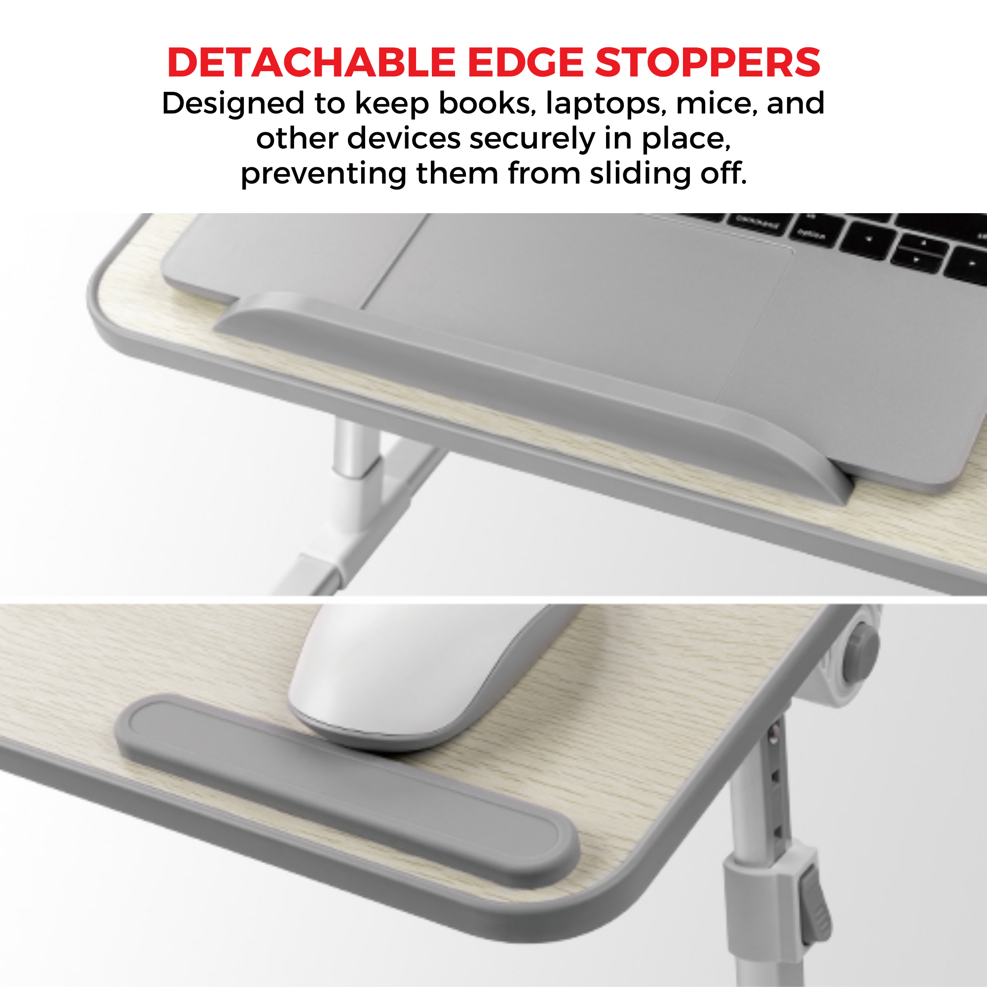 Laptop Table Tray With Height Adjustable Folding Legs For Notebook ...