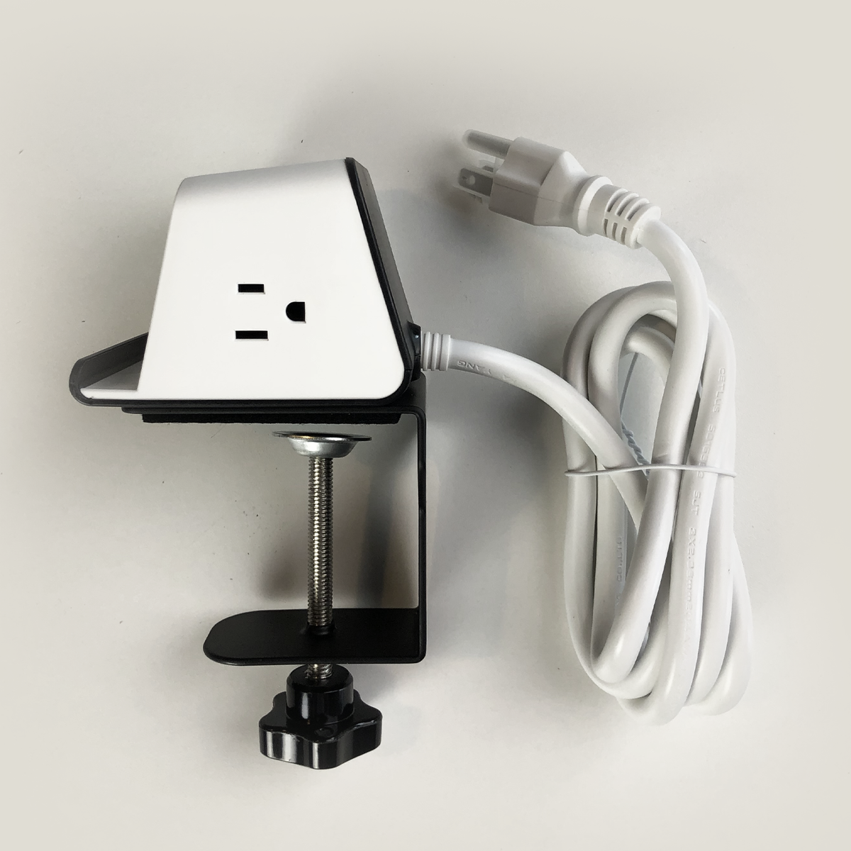AnthroDesk Clamp-on Wireless Charger Power Socket