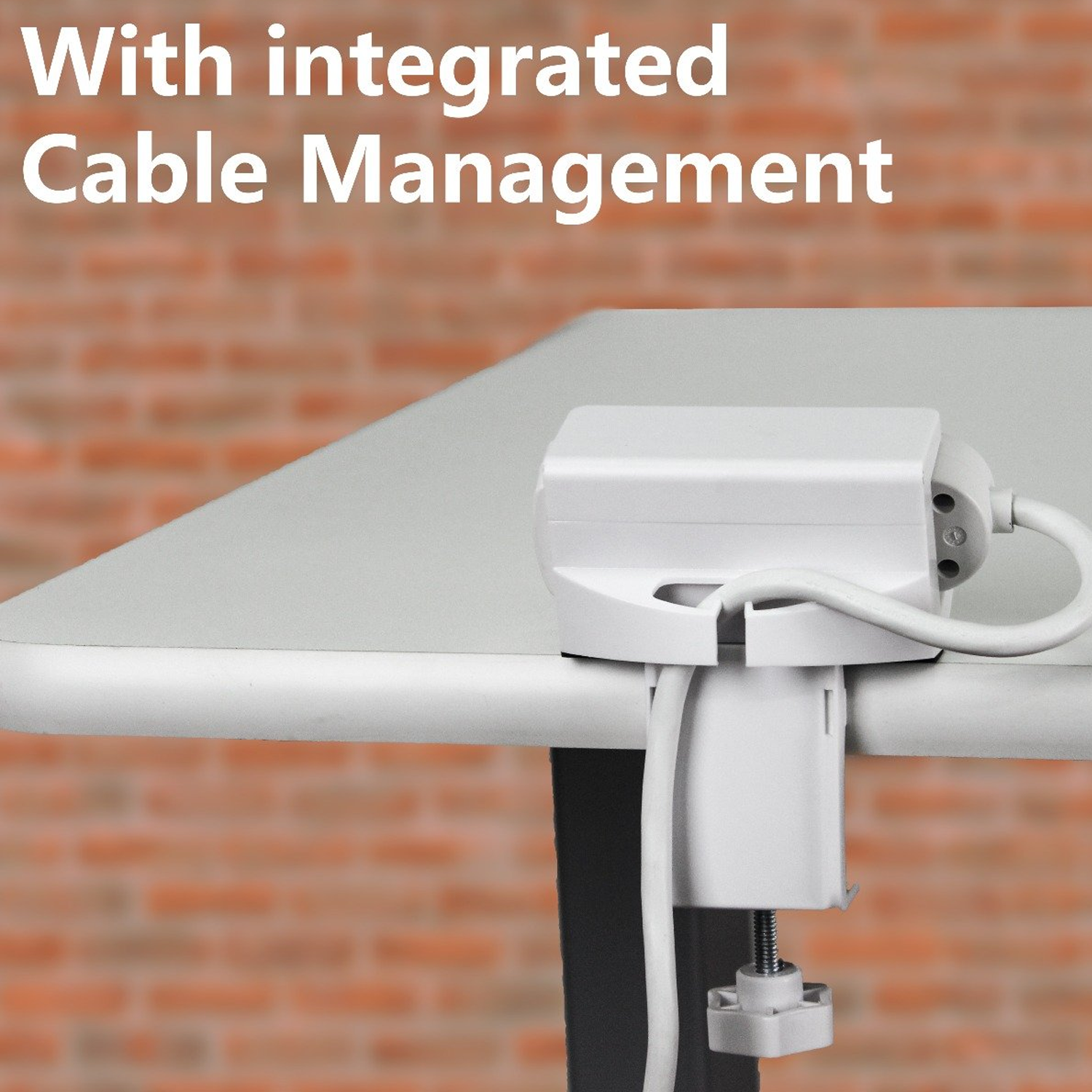 Clamp On Power Bar Holder – AnthroDesk