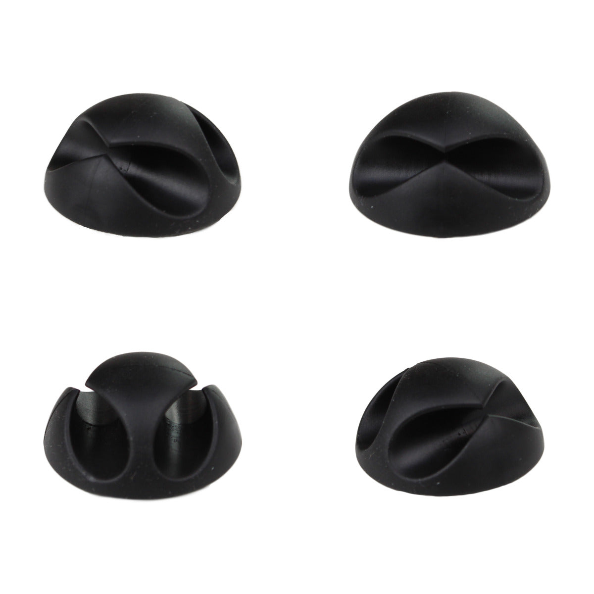 Dual Cable Clip Wire Organizer / Cable Management System - 4 pack ...